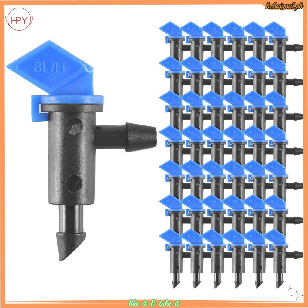 【hzhaiyaa1.ph】60 Pieces Irrigation Drip Emitter Garden Flag Irrigation ...