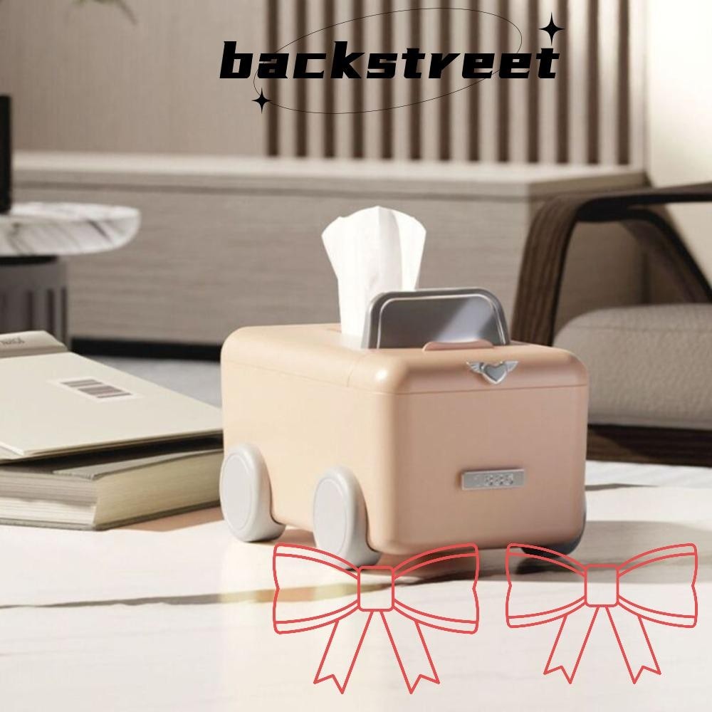 BACKSTREET Rectangle Tissue Box, Home Bathroom Large Capacity Paper ...