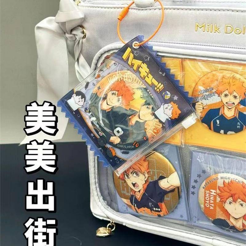 2 Styles Haikyuu!! Ita Bag PVC Transparent Protective Sleeve With ...