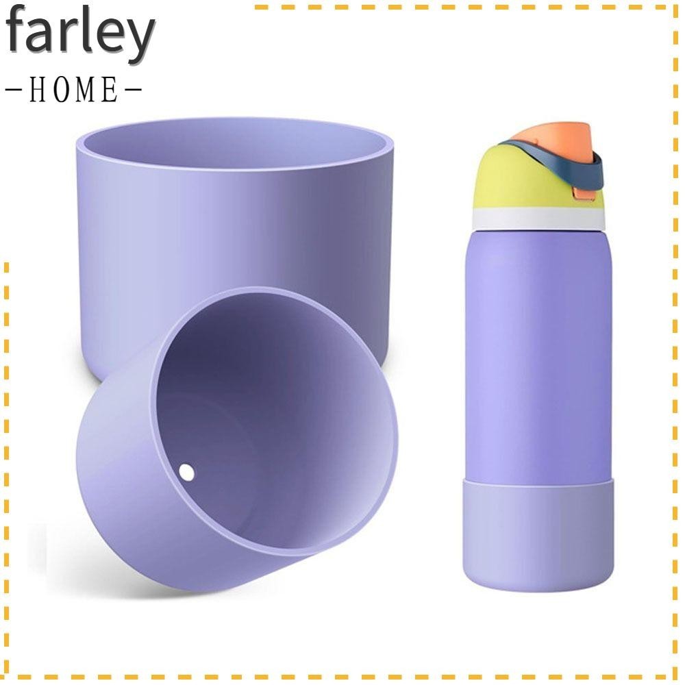FARLEY Water Bottle Protector Sleeve, Silicone Bottle Bottom Protective ...
