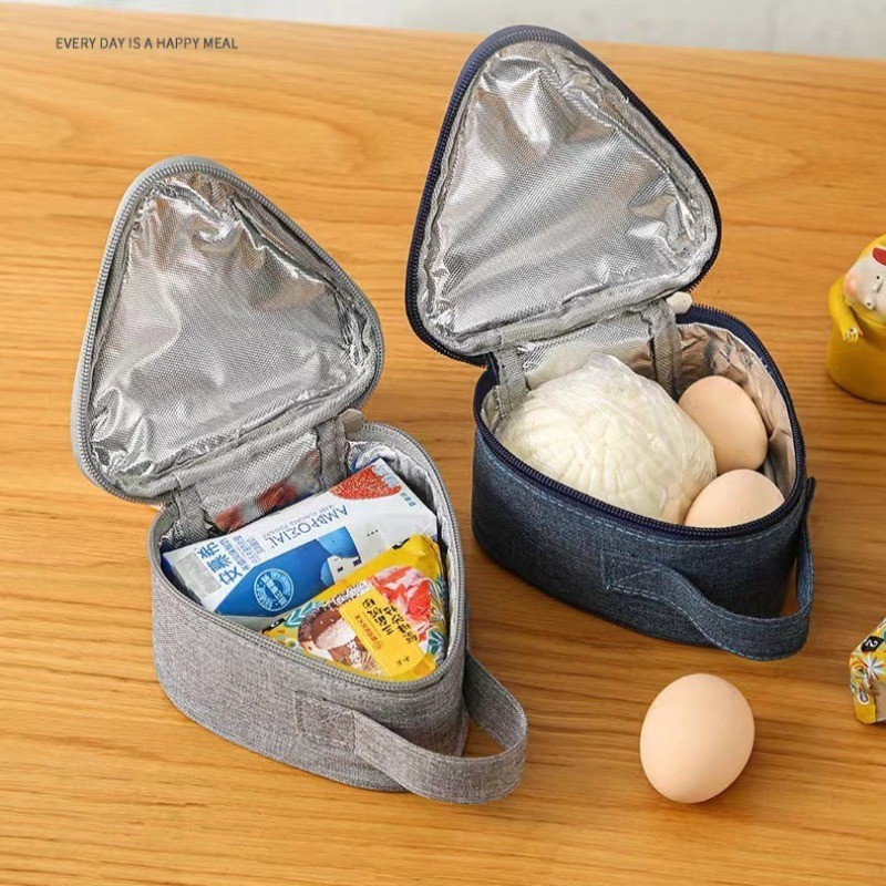 Oxford Triangle Lunch Bag for Working Students Milk Sandwich Egg Bento ...