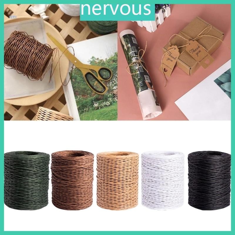 NERV Soft DIY Paper Cord Flower Binding Wire Paper Wire DIY Wire ...