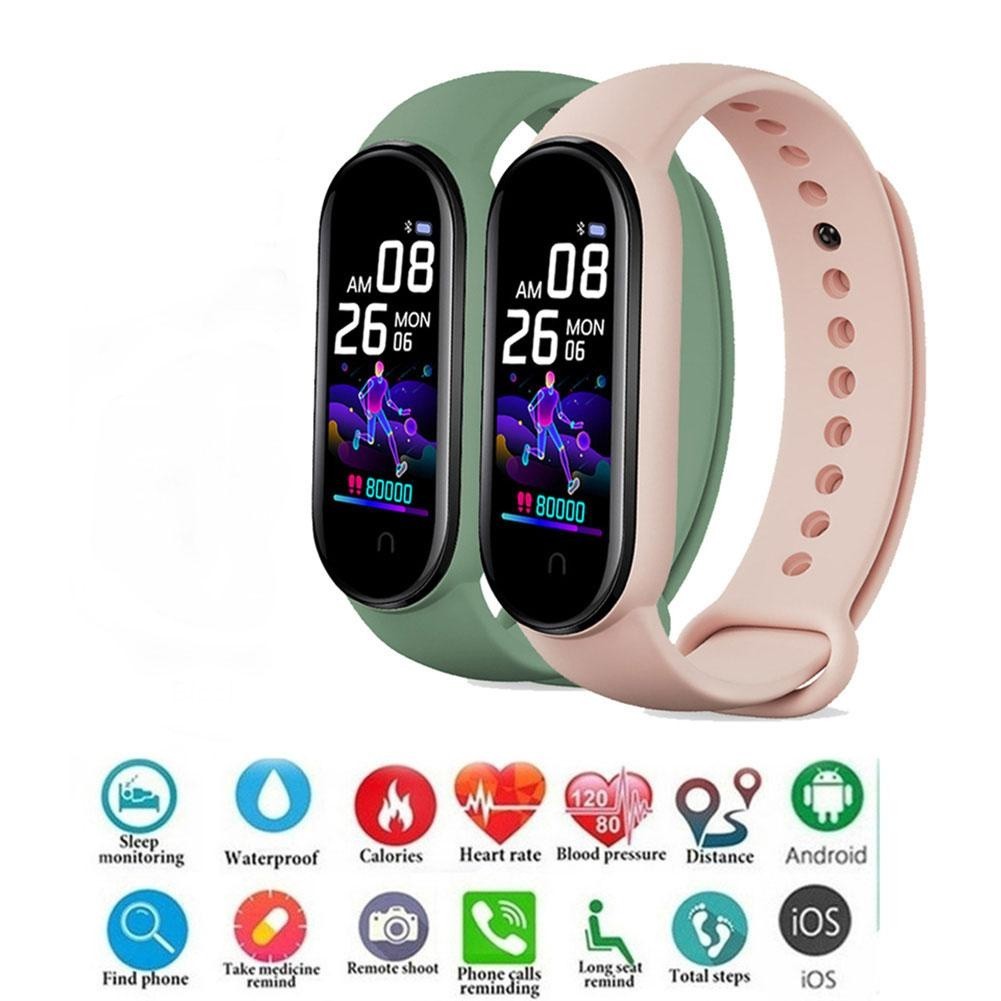RR+`M5 Men Intelligent Watch Magnetic Rechargeable Digital Watch Heart ...