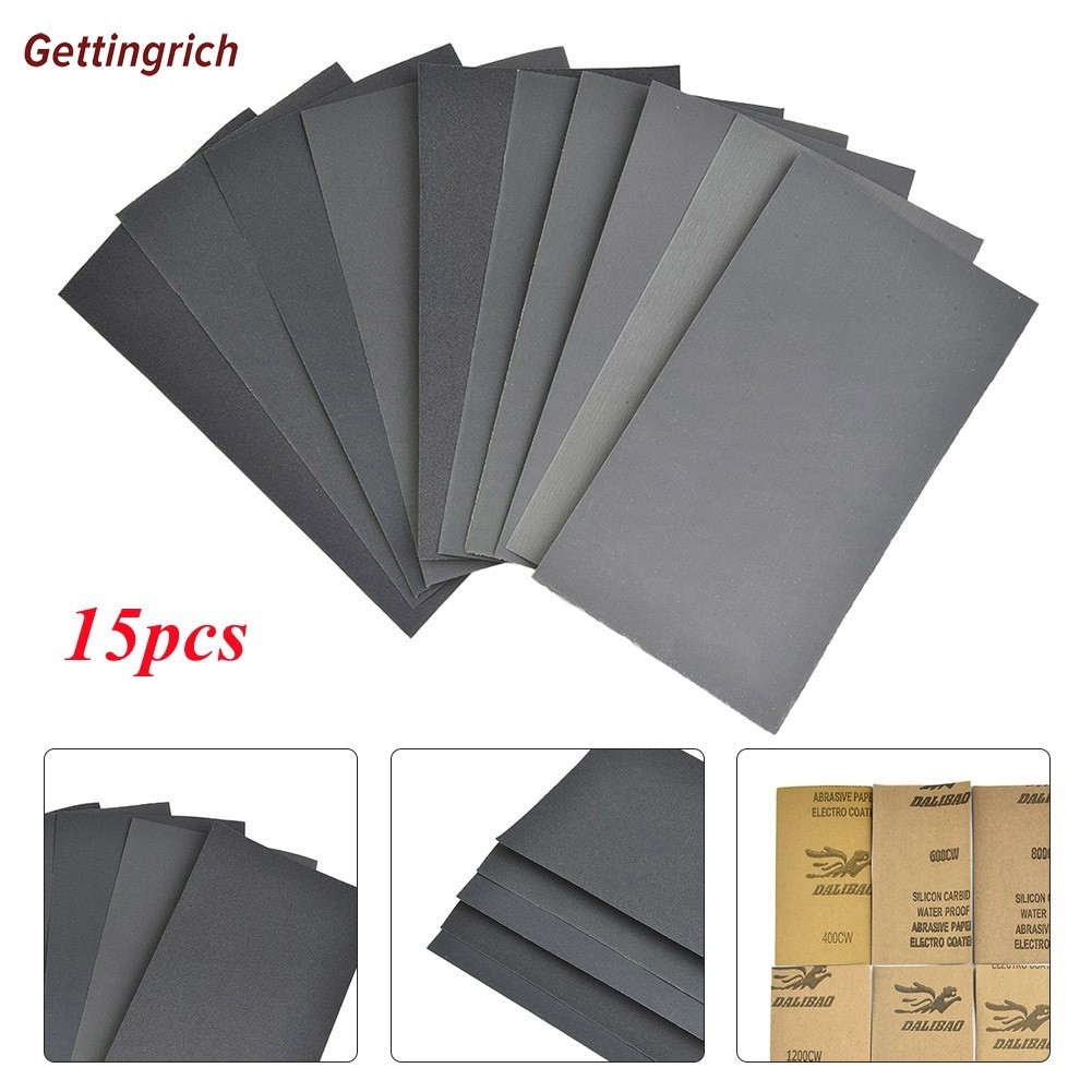 GTF 400 600 3000 800 1000 1200 1500 200 0 2500 Grit Sandpaper Wet/Dry ...
