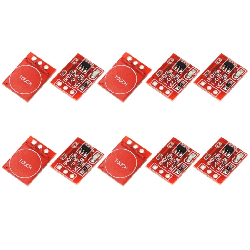 Searchdd Pack Of 10 TTP223 Touch Switches Module Capacitive Sensors ...