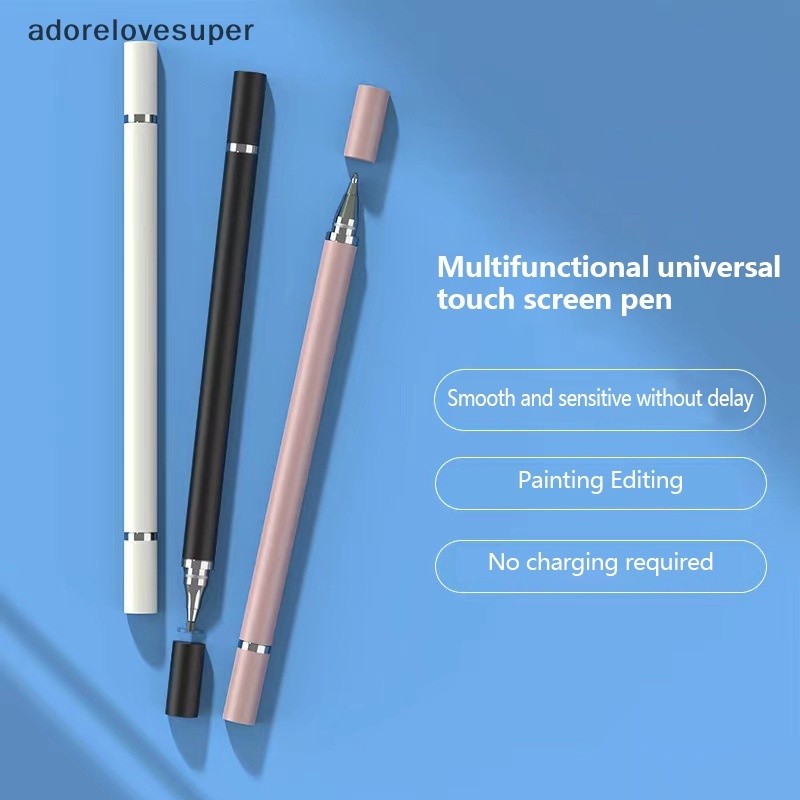 Universal 2 in 1 Stylus Pen Drawing Tablet Capacitive Touch Screen Smart Pencil For iOS Android ...