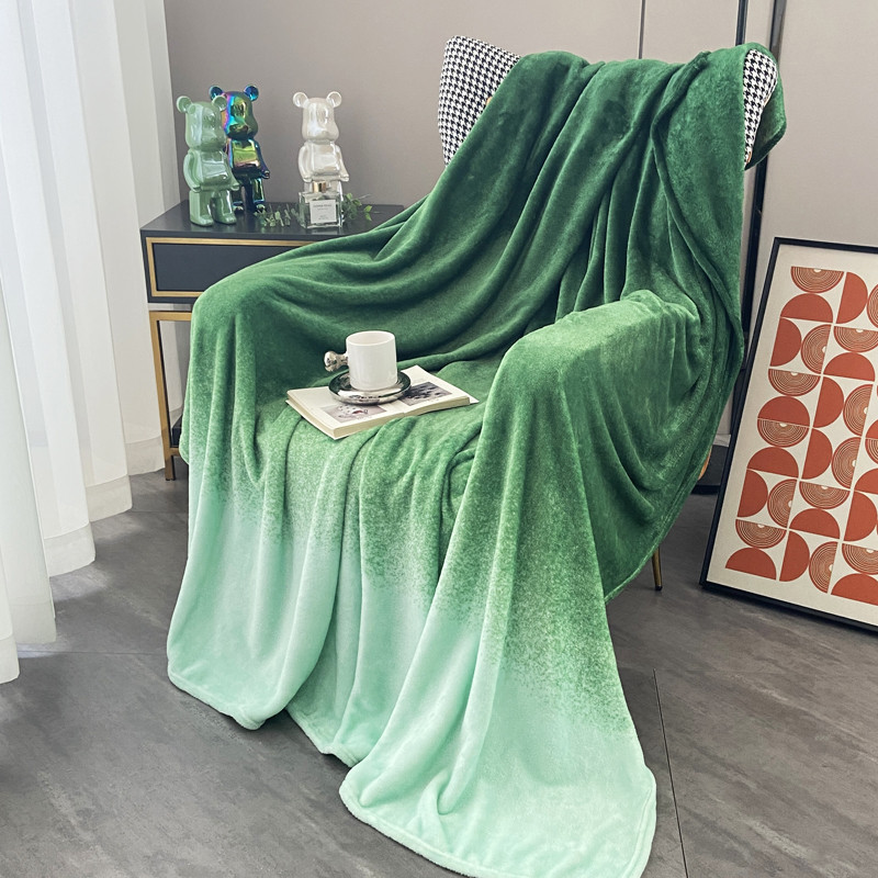 Blanket Office nap quilt Plain blanket Soft microfiber Micro Plush ...