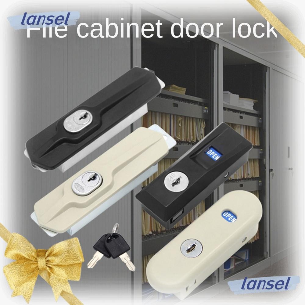 LANSEL File Cabinet Lock, Zinc Alloy Anti-theft Sliding Door Lock, with ...