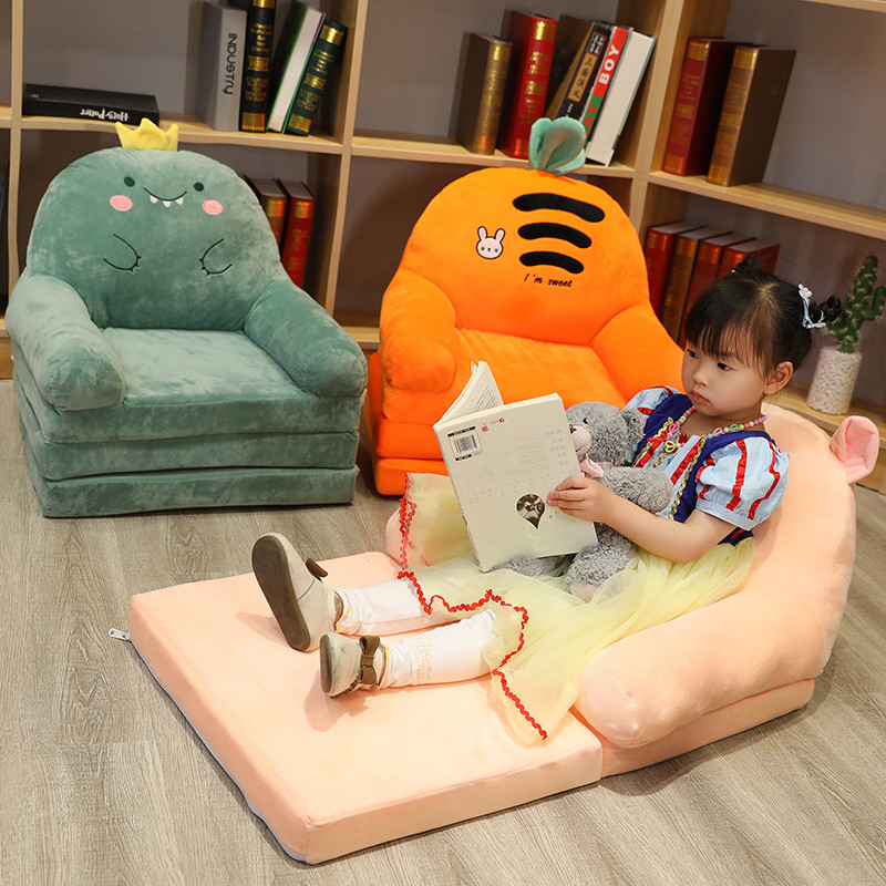 Children's Small Sofa Cartoon Boys Girls Reclining Seat Cute Baby ...