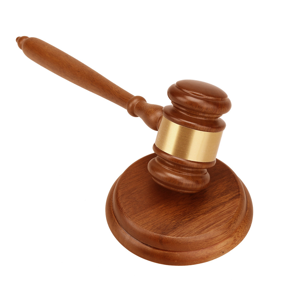 Gavel Hammer Judge Auction Toy Wooden Block Prop Mallet Court Wood Set ...
