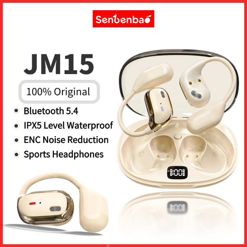 SenBenBao JM15 Smart Real-Time Wireless Earphones Bluetooth 5.4 With LED Display Business ...