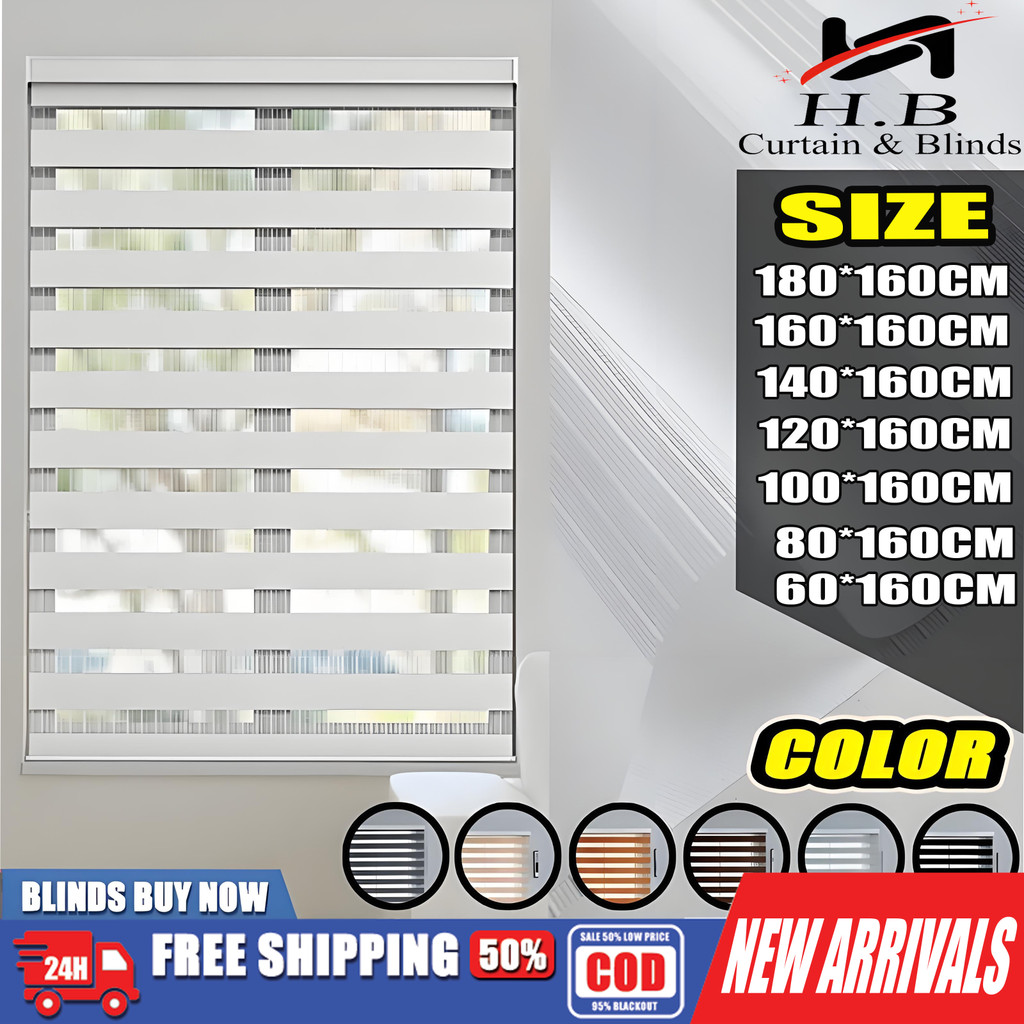 【COD】Korean Blinds Curtains for Windows Venetian Blinds Curtains Window ...