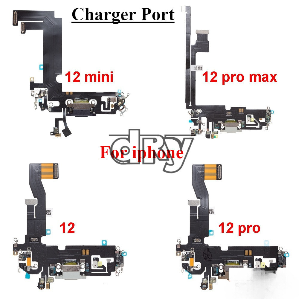 1pcs Charger Port Flex For iPhone 12 Pro Max Mini USB Dock Charging ...