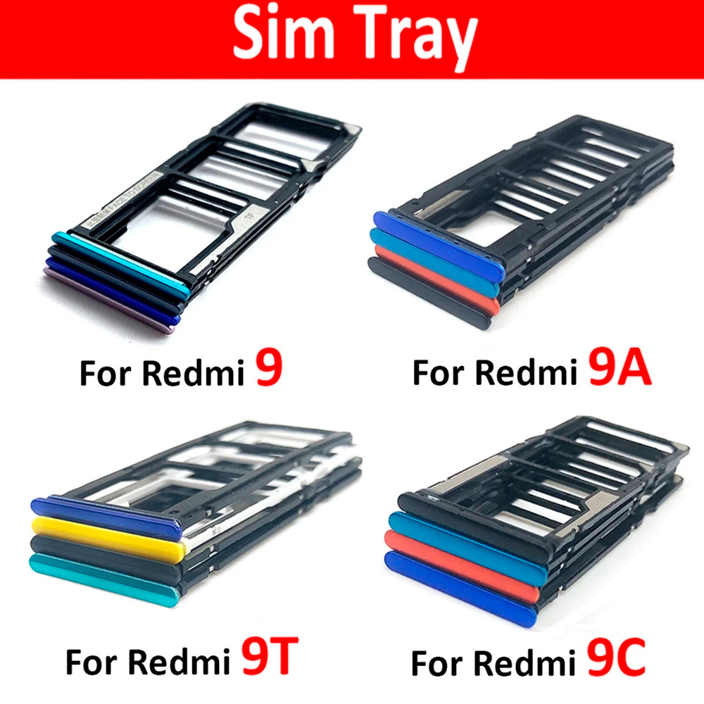 SIM Card Tray Slot Holder Replacement Part For Xiaomi Redmi 9 9A 9C 9T ...
