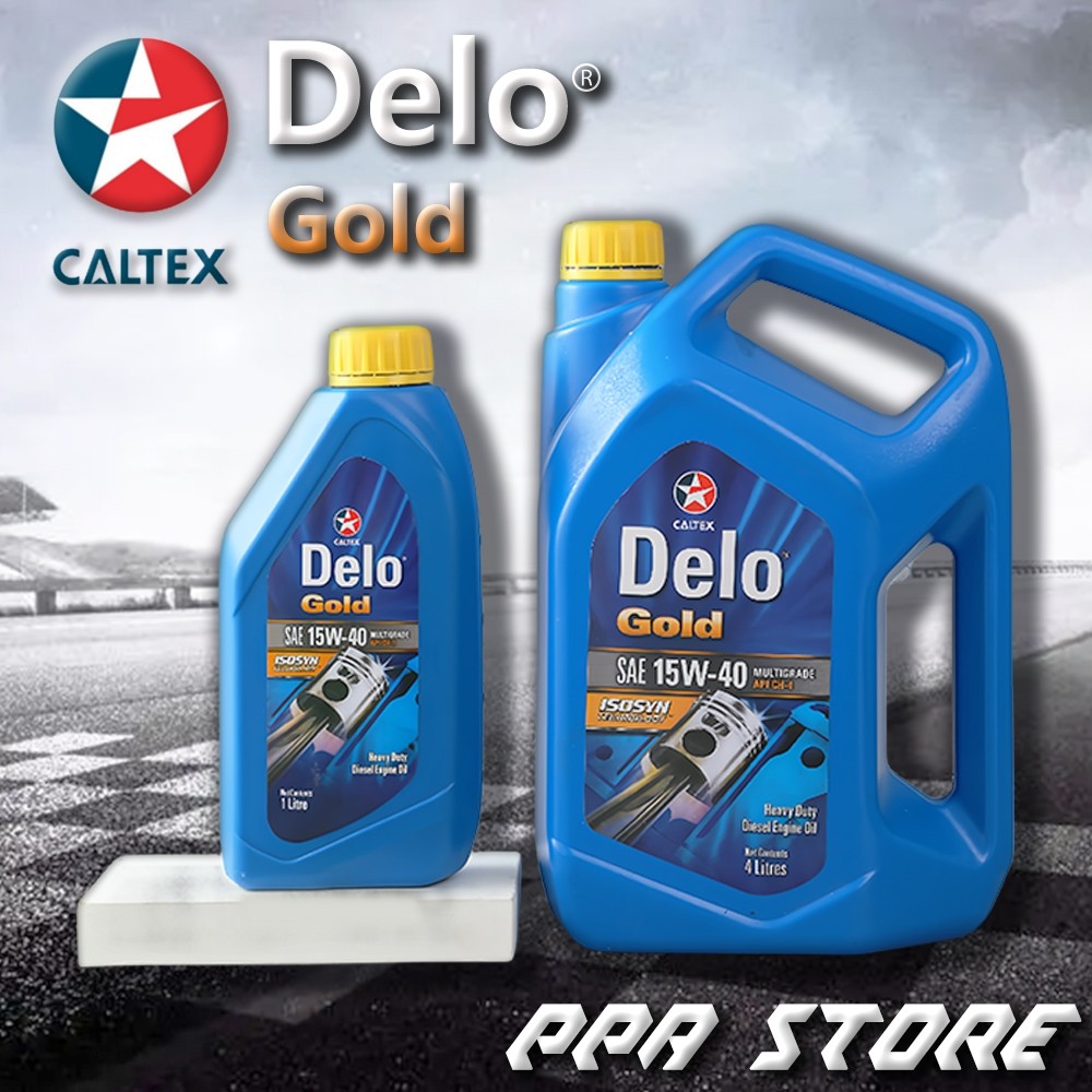 Caltex Delo Gold Ultra 1L SAE 15W-40 for Diesel Engines - Long-lasting ...
