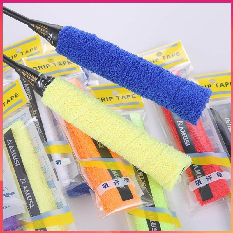 [Ready Stock] Badminton Towel Grip Tape Anti-Slip High Density Over ...