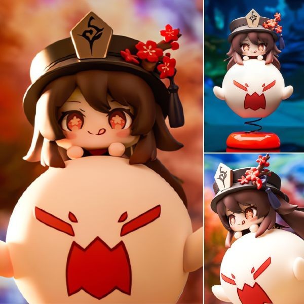 Hu Tao Hutao Mini Figure Happy Shake 9cm - Genshin Impact | Shopee ...