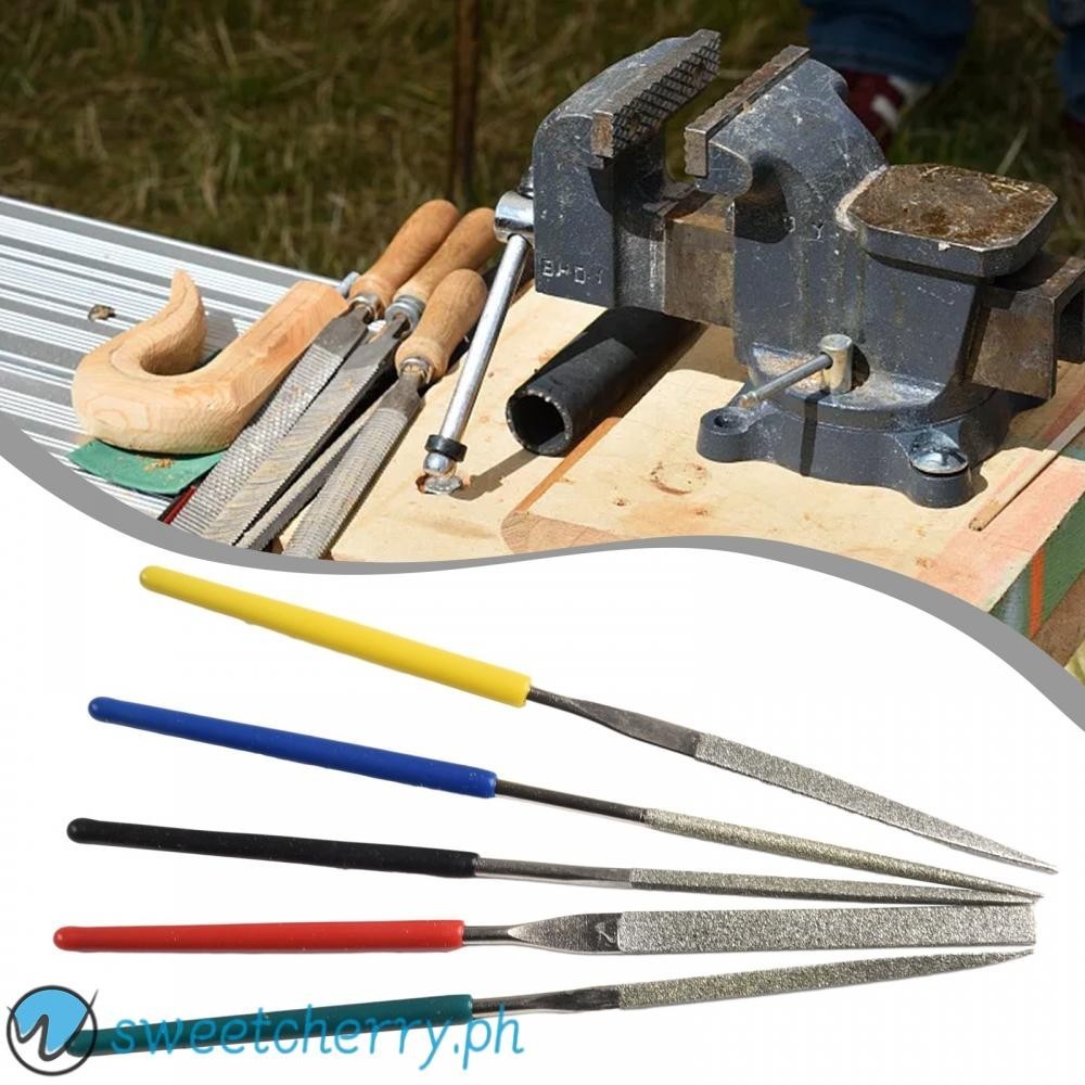 Diamond File Set for Metal Deburring 5Pcs Small Needle Files for ...