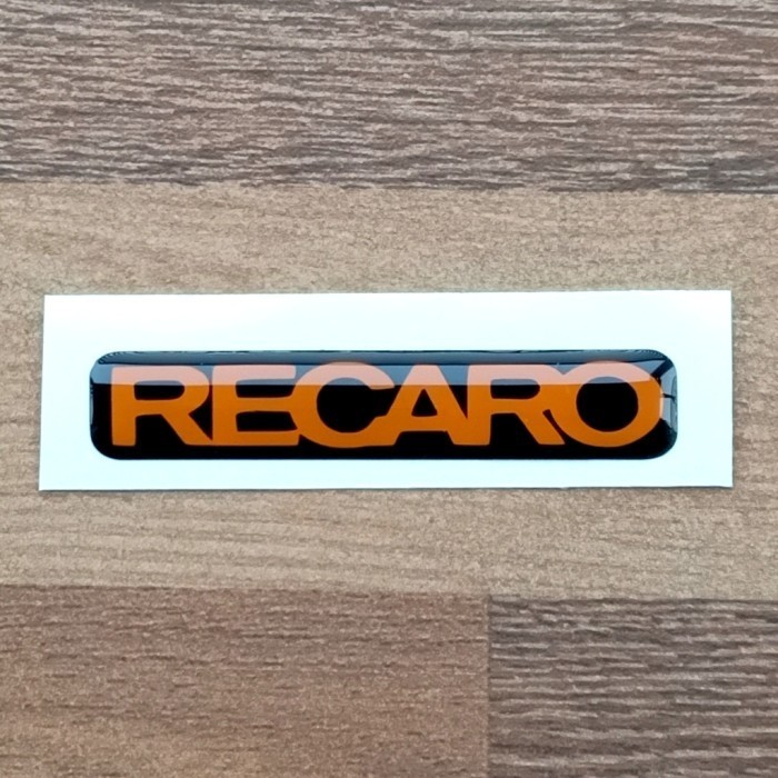 Embossed recaro sticker emblem car motorbike sticker jdm cutting ...