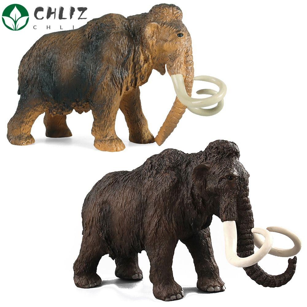 CHLIZ Lifelike Mammoths Model Realistic Kids Cognition Teaching Toy ...