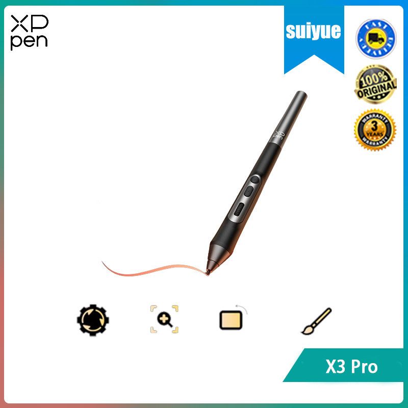 XPPen X3 Pro Roller Pen Handdrawn Screen Digital Chip Passive ...