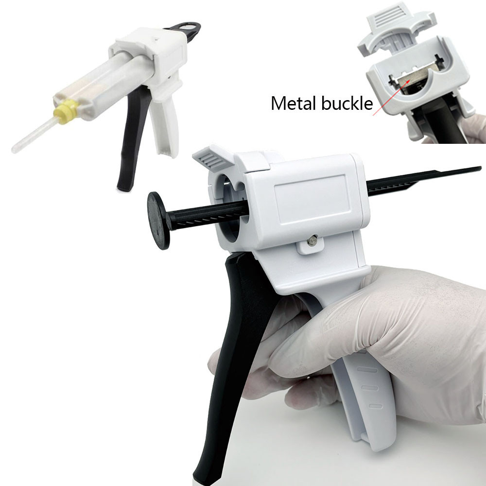 Dental Impression Mixing Dispenser 1:1/1:2 Universal 10:1 Dispensing Silicone Rubber Dispensing ...