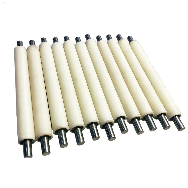 304 assembly line unpowered rubber roller nylon drum rubber urethane ...
