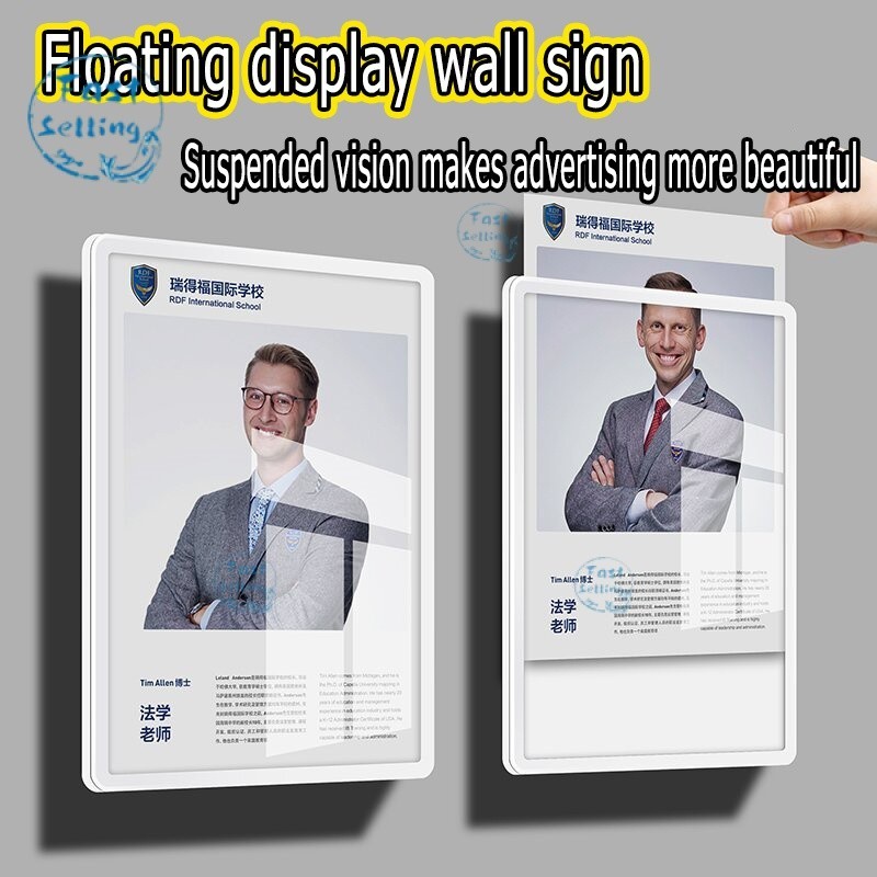 Acrylic Advertising Board Wall Hanging Suspension Poster ...