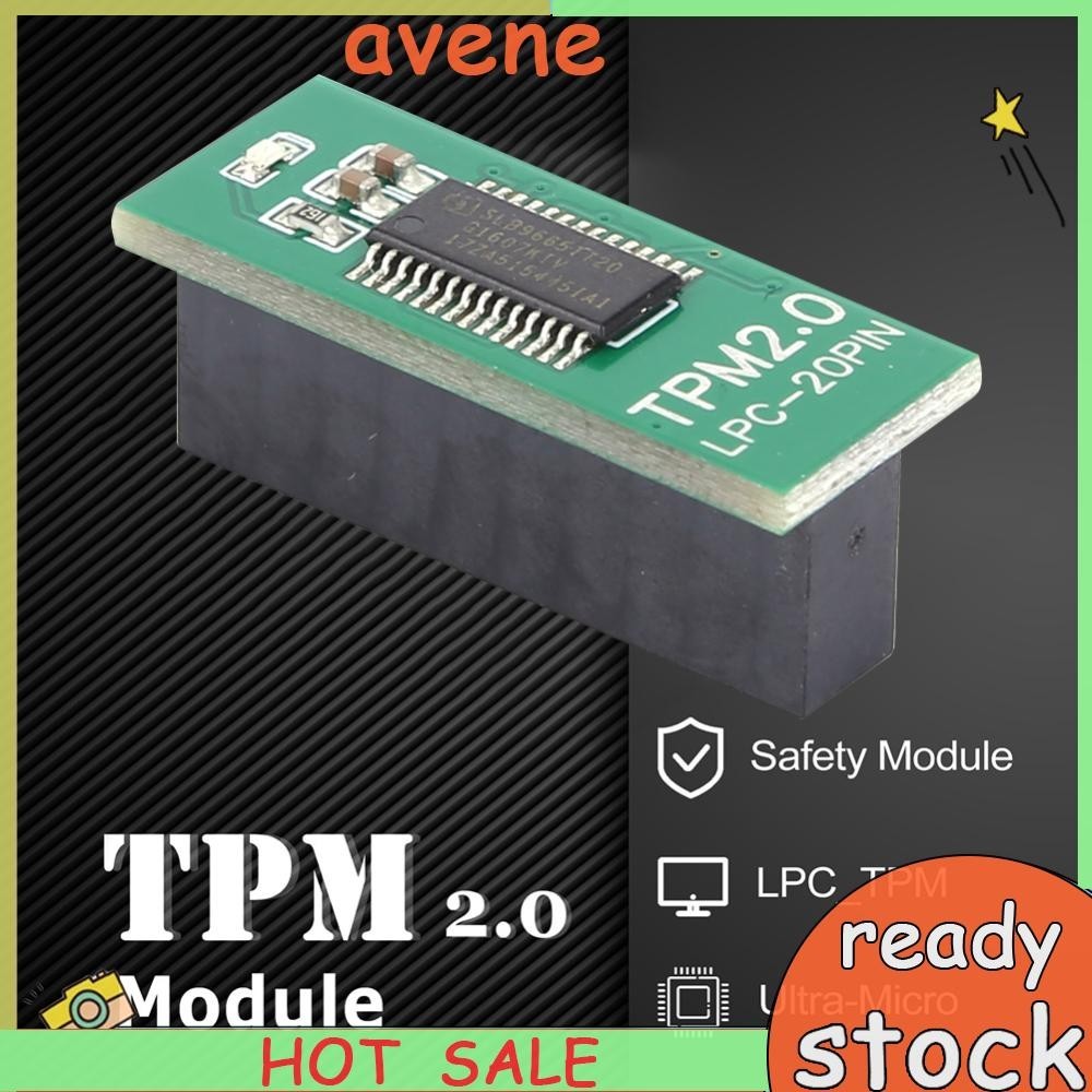 TPM 2.0 Encryption Security Module LPC-20PIN Motherboard Card for ...