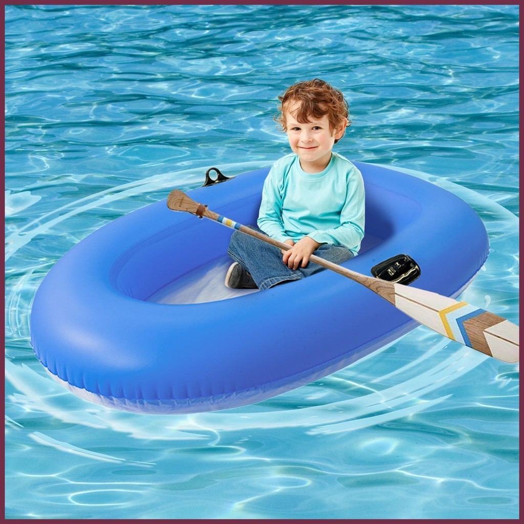 Inflatable Float Blue Water Hammock Inflatable Raft Large Pool Float ...