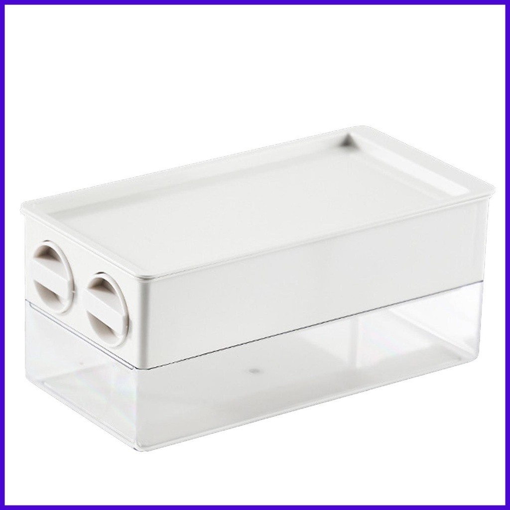Ice Cube Tray with Lid and Bin Rotating Ice Cube Molds & Trays Ice ...