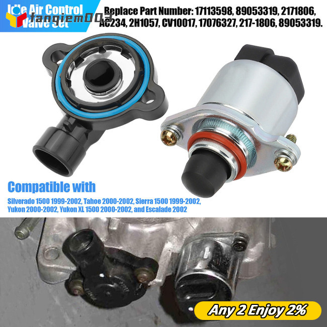 Fan Throttle Position Sensor Idle Motor Air Control Valve Combination ...