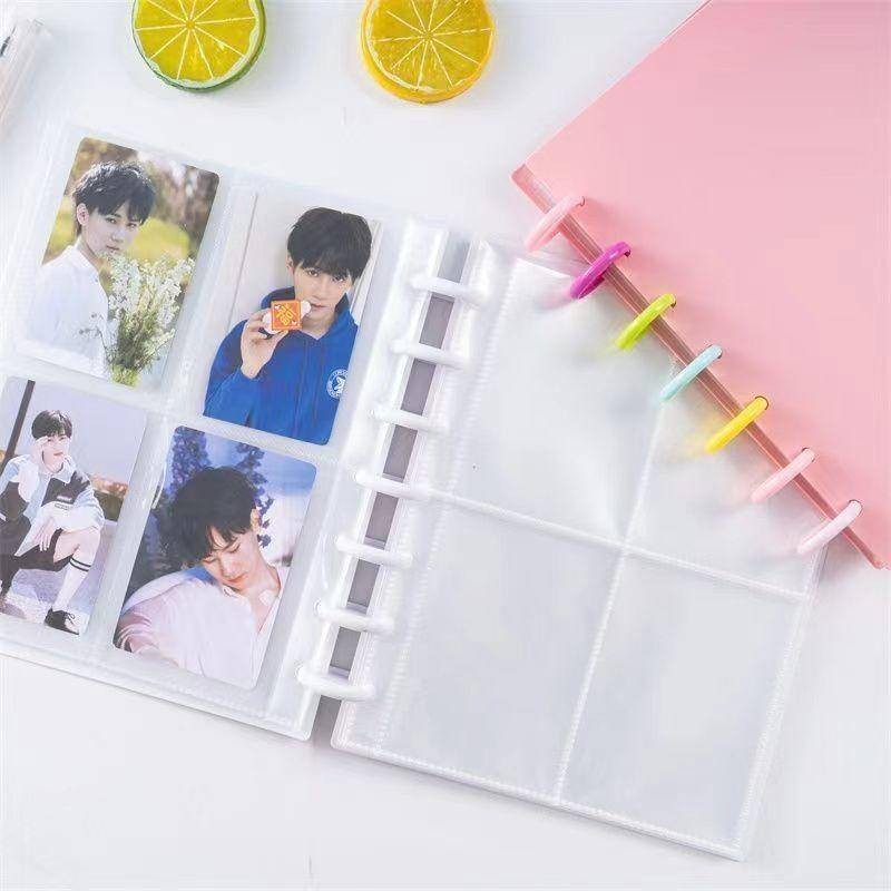Photo Card Binder Photocard Holder Binder Background Paper Collect Book ...