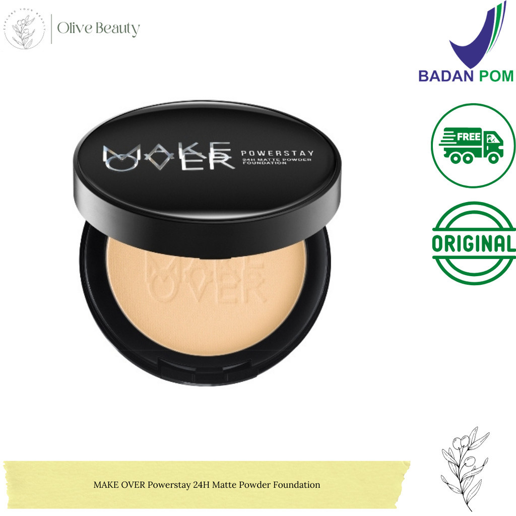 MAKE OVER Powerstay 24H Matte Powder Foundation | Shopee Philippines