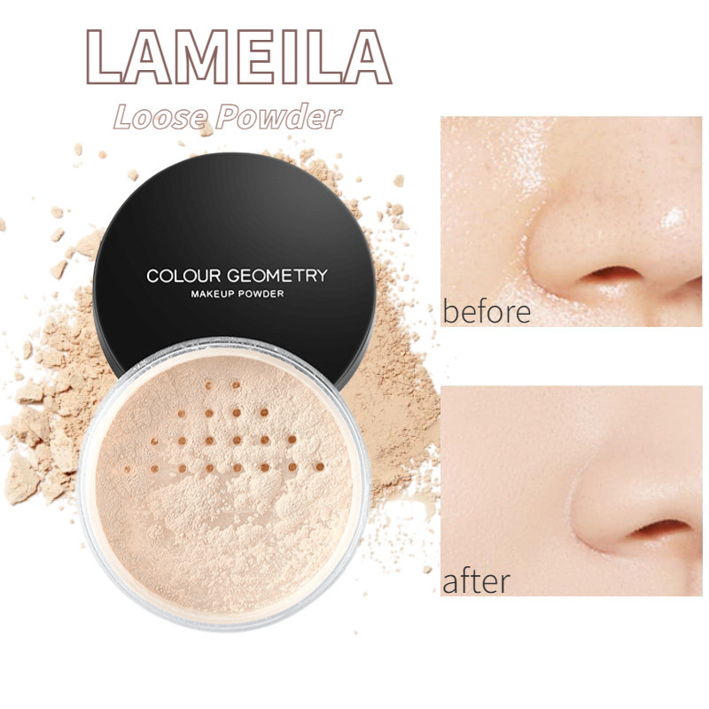 Lameila Waterproof Oil Control Loose Powder Does Anti Sweat Long ...