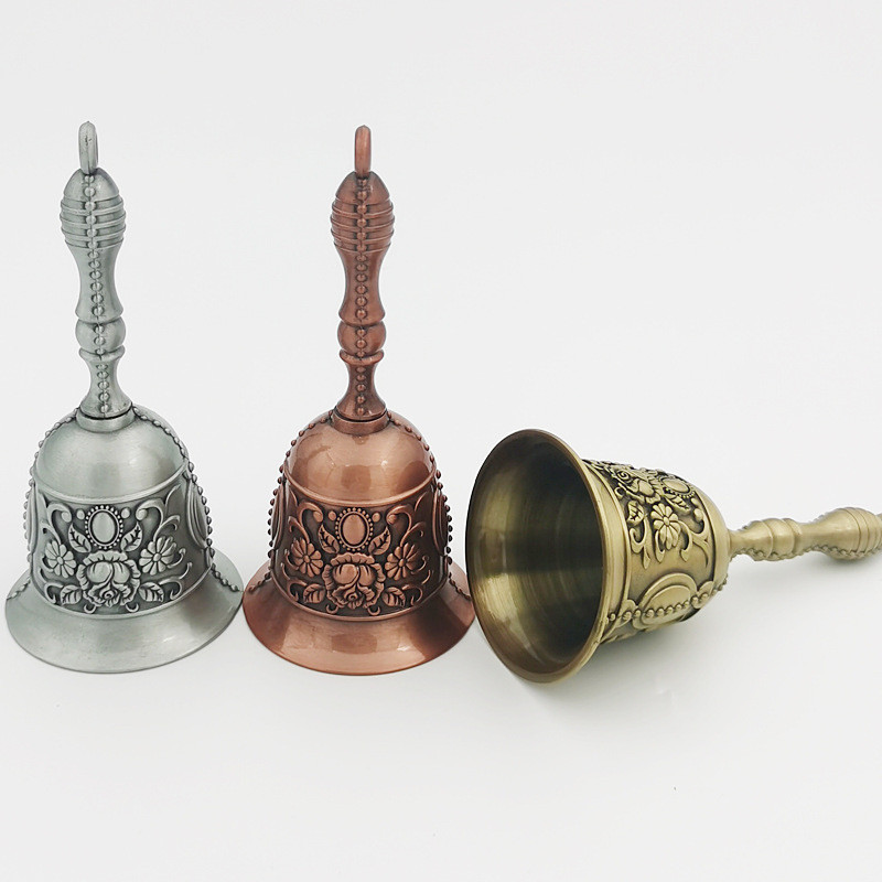 Retro Call Bell Antique Hand Bell Bronze Dinner Bell Resturant Service ...