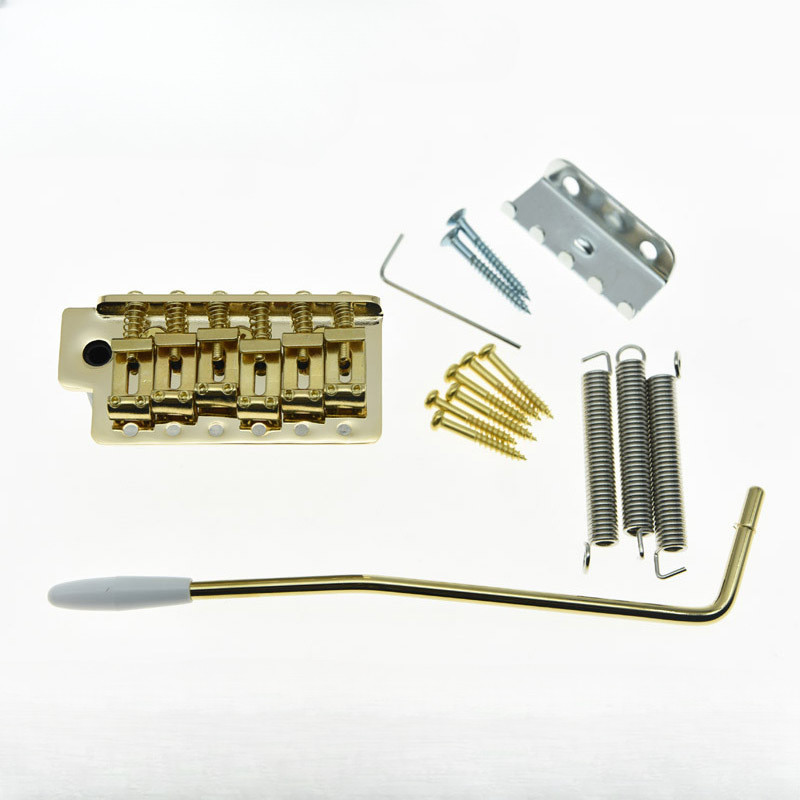 ST retro bridge with gold-plated joystick, electric guitar bridge with a complete set of single ...