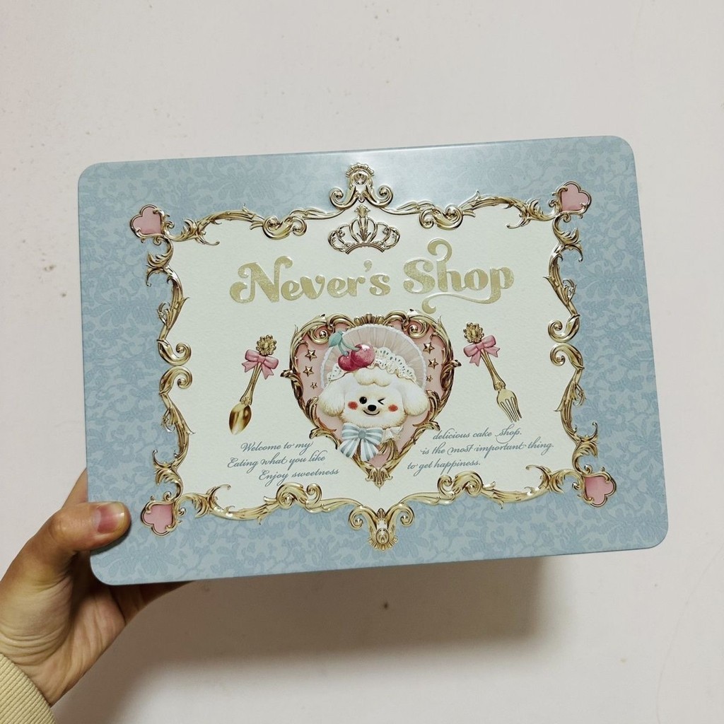 Flower Knows High-value Cute Biscuit Box Naiwa Gift Box Storage Box Tin ...