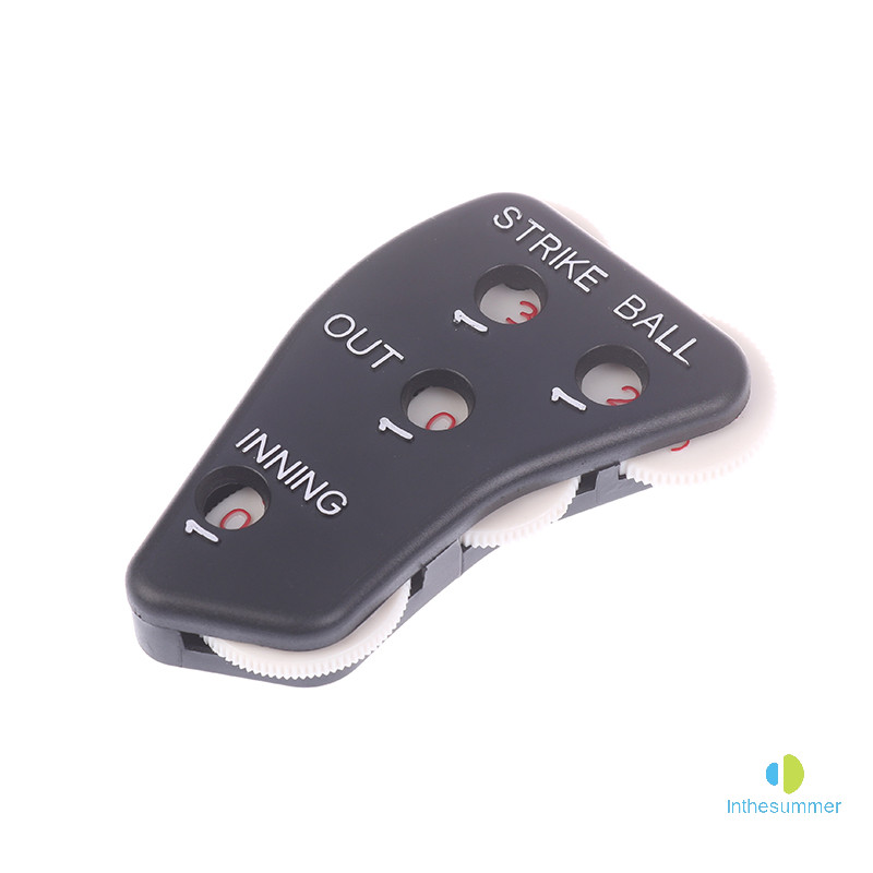 ITHT> 4 Wheel Referee Counter Referee Indicator Baseball Clicker Umpire ...