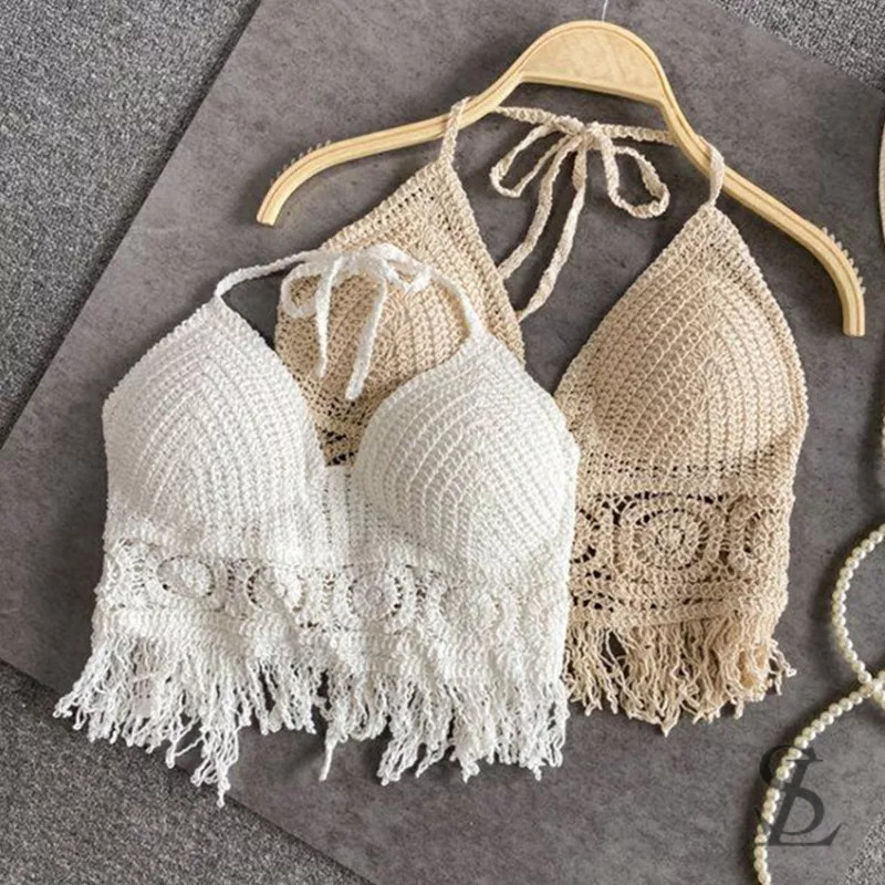 LOYO New Boho Crochet Beach Wear Swimwear Top Hawaiian Beach Outfit ...