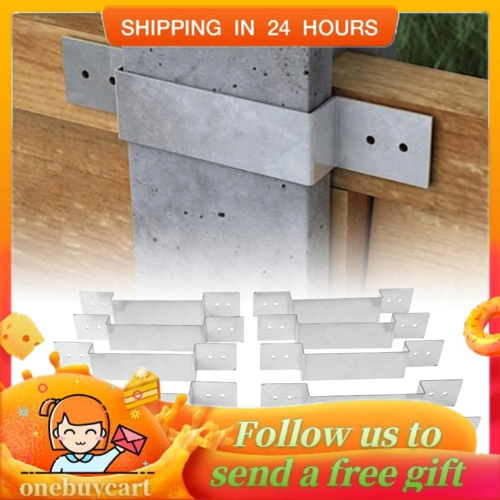 Onebuycart Fence Panel Security Bracket Galvanized Steel Post for Concrete | Shopee Philippines