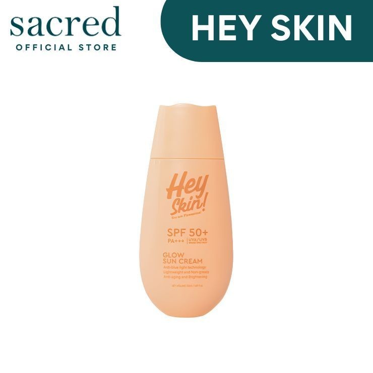 Hey Skin Glow Sun Cream SPF 50+ PA+++ UVA/UVB protection | Shopee ...