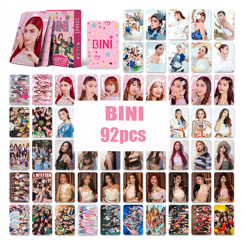 92Pcs Bini Talaarawan Laser Lomo Card Photo Card Holographic Photocards ...