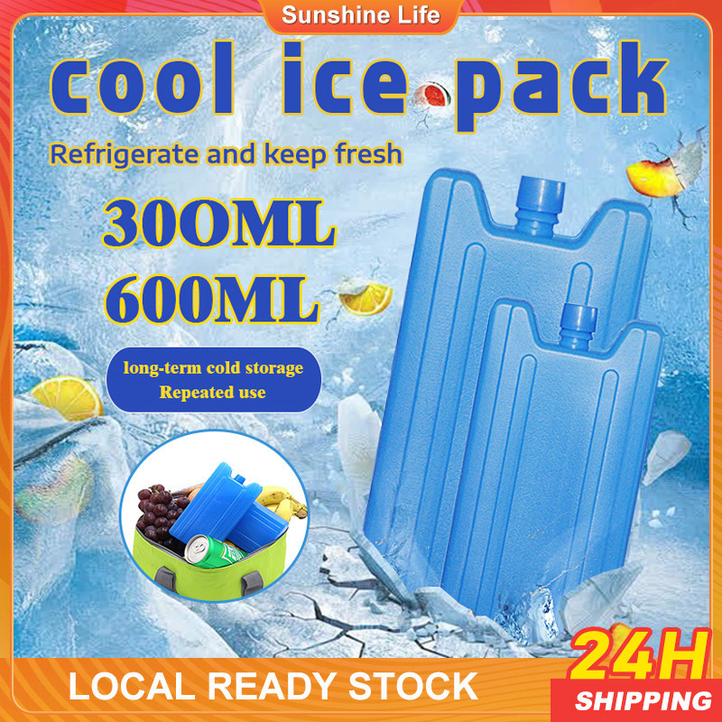Water-filled ice crystal box preservation cooling cold storage ice row ...