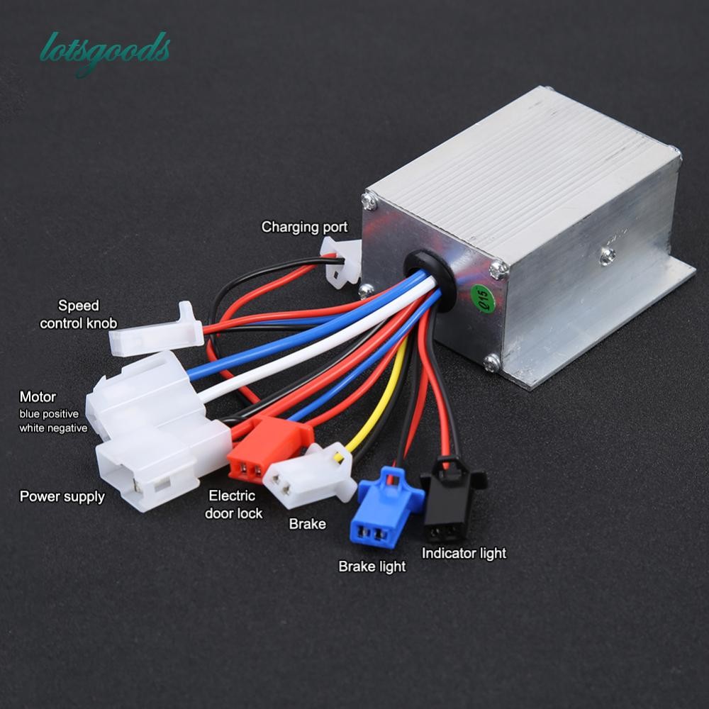 DC 24V 250W Electric Motor Speed Controller Box For E-Bike Razor ...