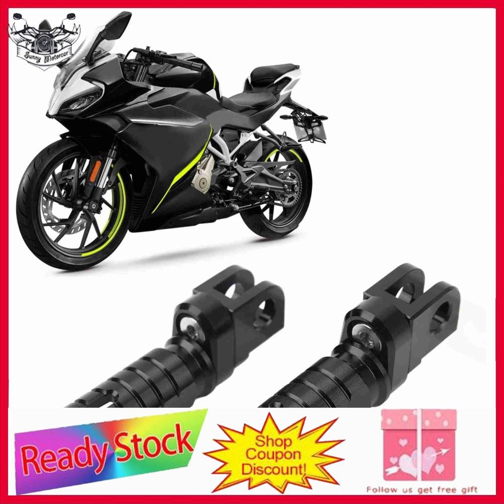 Sunnyhousess Motorcycle Foot Pegs T6063 Aluminum 1 Pair Short Stem ...