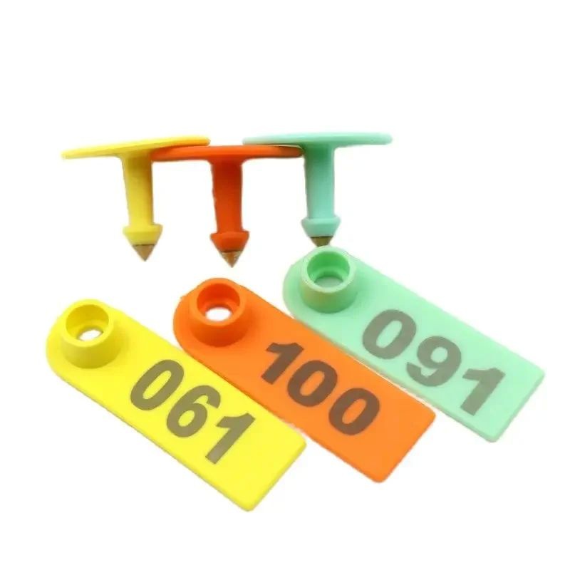 Sheep Ear Tag Signs With The Word Ear Laser Typing Copper Head Earrings ...