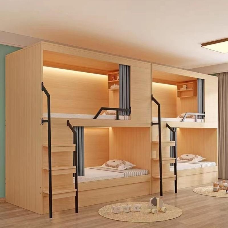 Space Capsule Bunk Bed Dormitory High and Low Bunk Full Package Bed ...