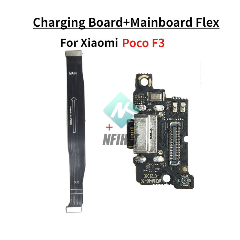 For Xiaomi POCO F3 USB Charging Dock Port With Microphone Board ...