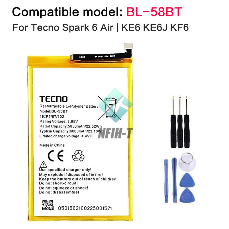 Tecno Pouvoir 4 4pro Spark 6air Spark Power2 Pova POVA NEO POVA 4 LC7 ...